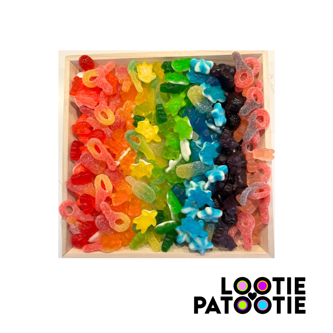 Classic Rainbow Gummy Tray– Lootie Patootie