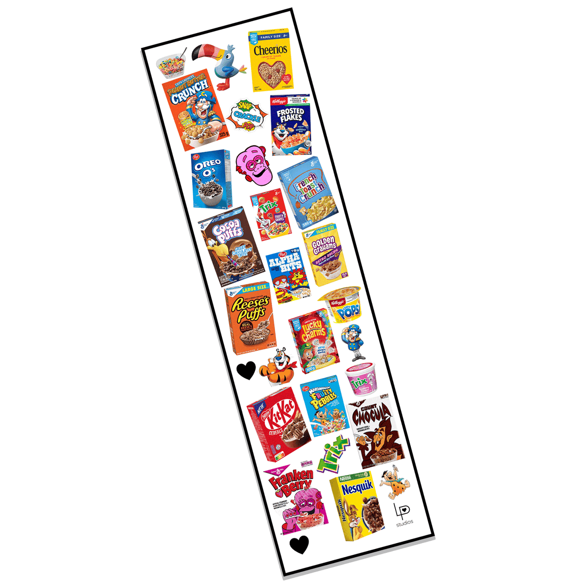Cereal Sticker Strip– Lootie Patootie