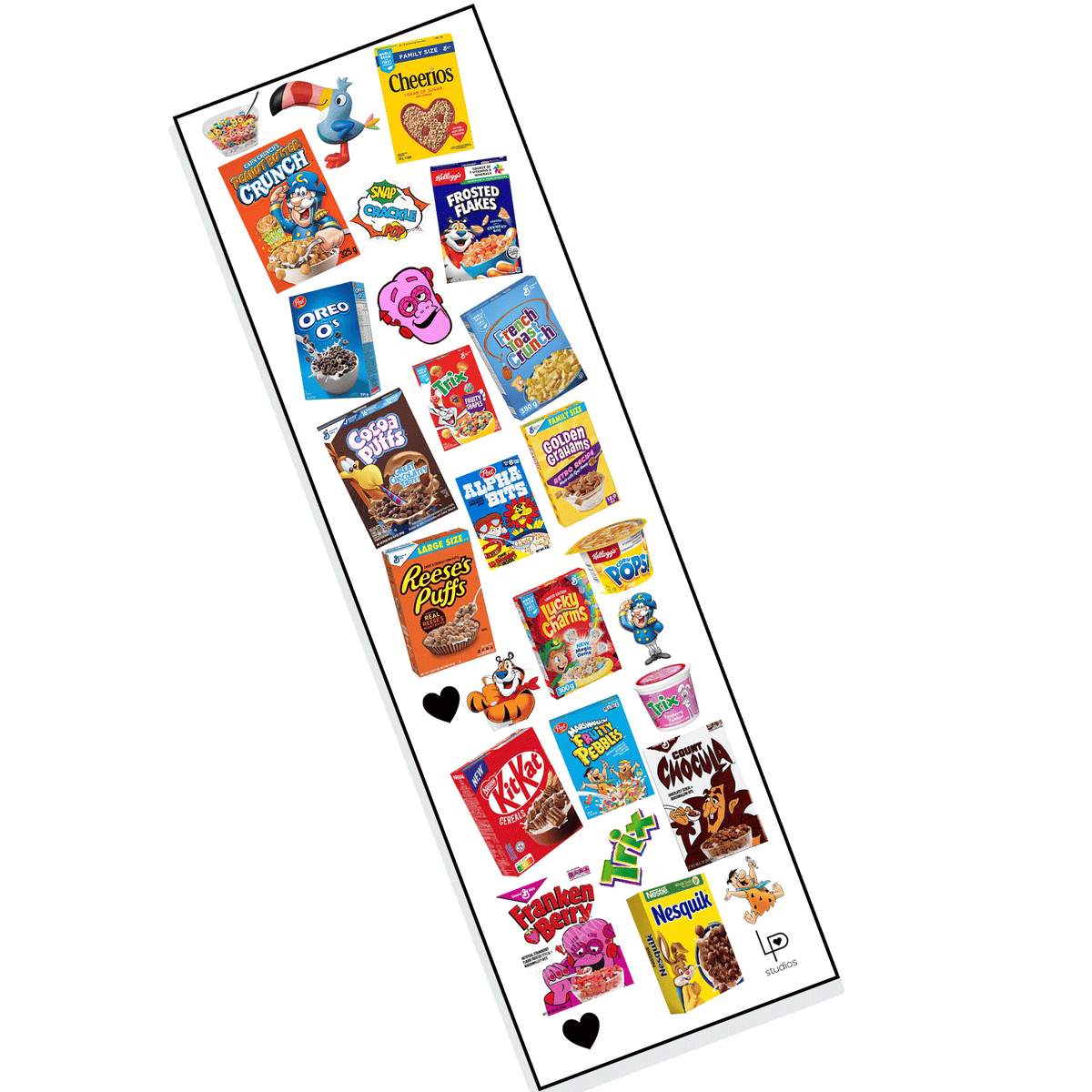 Cereal Sticker Strip– Lootie Patootie